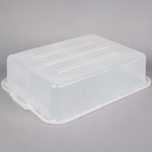 Vollrath 1511-C13 Perforated Drain Box - Traex Color-Mate Clear 20" x ...