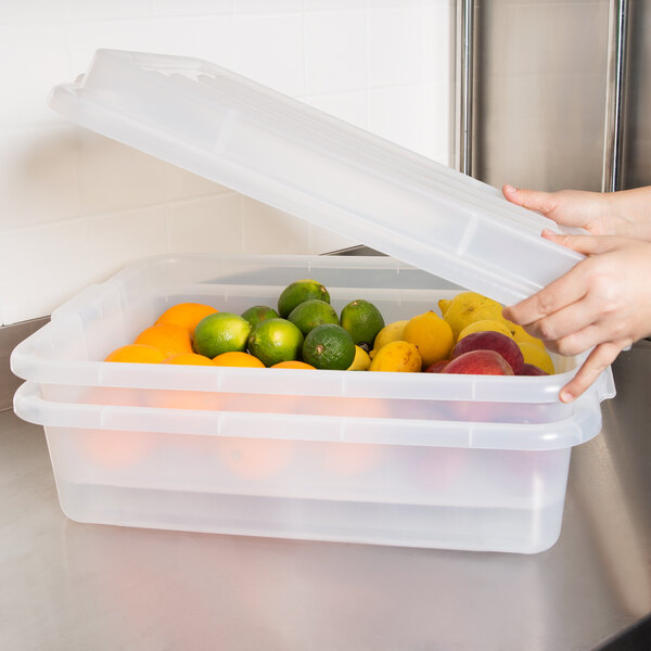 Vollrath 1551-C13 Food Storage Drain Box Set with Snap-On Lid - Traex ...