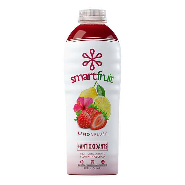 Smartfruit Lemon Blush Puree Beverage Mix 48 fl. oz. - 6/Case