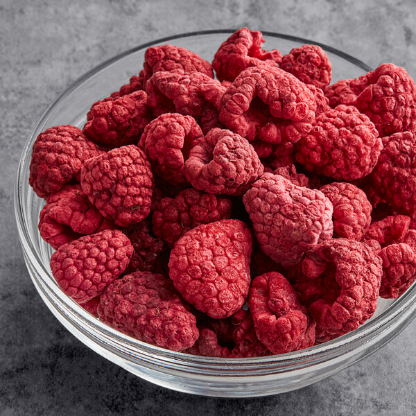 Sosa Freeze-Dried Whole Raspberries 2.6 oz. - 6/Case