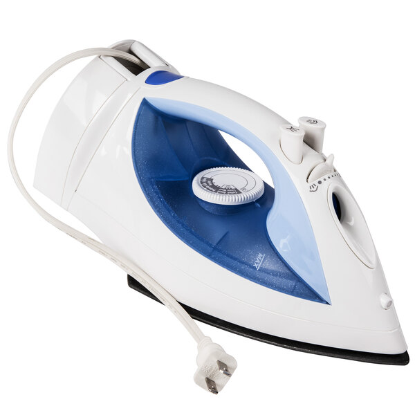 Hamilton Beach HIR400R White Midsize Non-stick Hospitality Iron, Steam ...