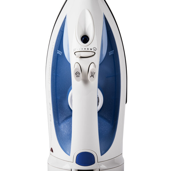 Hamilton Beach HIR400R White Midsize Non-stick Hospitality Iron, Steam ...