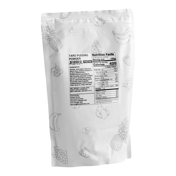 Fanale Taro Pudding Powder Mix 2.2 lb. - 20/Case