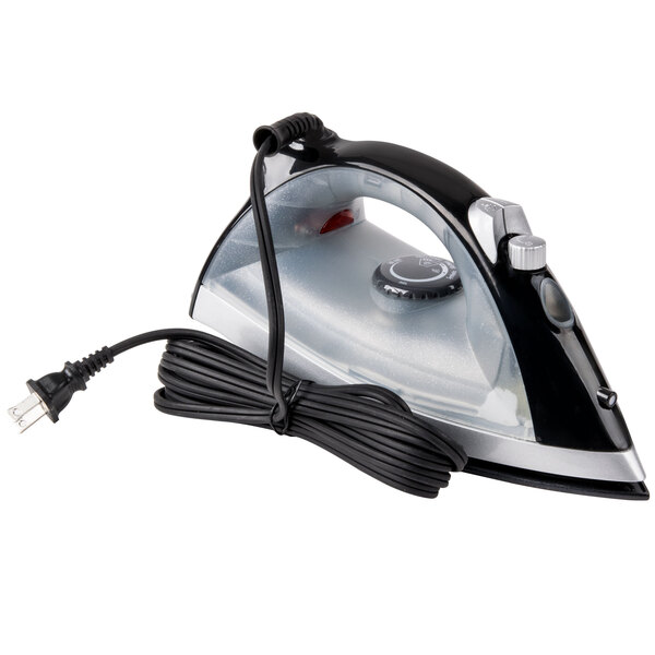 Hamilton Beach HIR200B Black Non-stick Hospitality Iron, Steam & Dry ...
