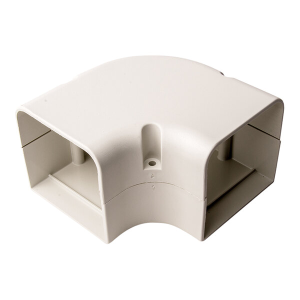 DiversiTech 230-FB3 3" Natural SpeediChannel 90-Degree Flat Bend for 230-D3A