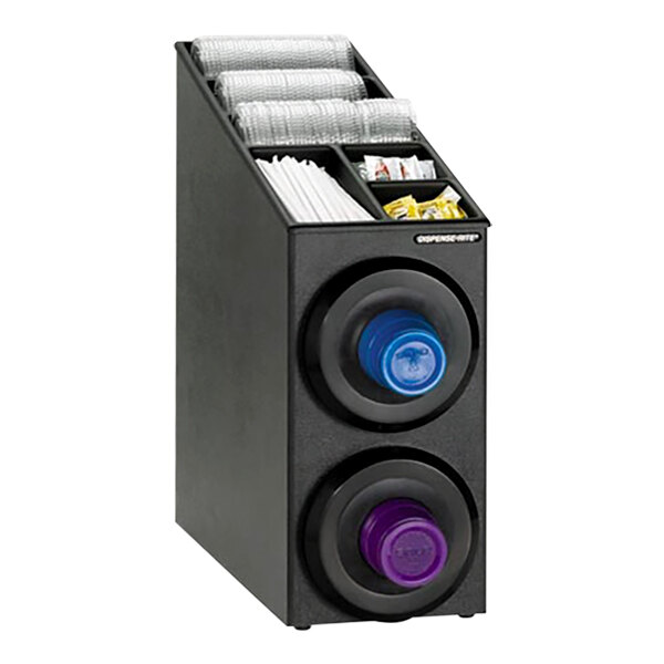 Dispense-Rite Black Polystyrene One-Size-Fits-All Countertop 2 ...