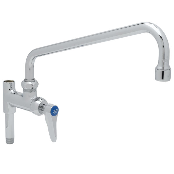 T&S B-0156-CR 12" Pre-Rinse Add On Nozzle with Quarter Turn Cerama ...