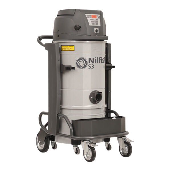 Nilfisk S3N1 L50 AU 13 Gallon Steel Single-Phase 3-Motor Industrial Wet ...