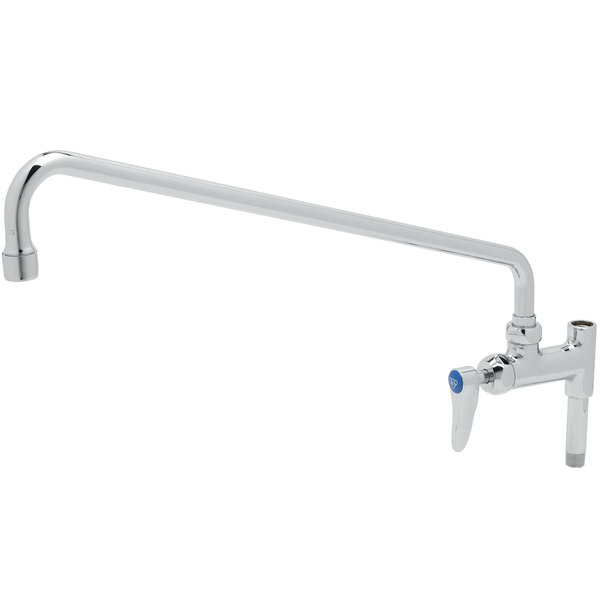 T&S B-0157-CR 18" Pre-Rinse Add On Nozzle with Quarter Turn Cerama ...