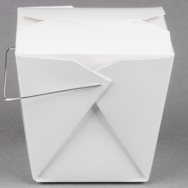 Fold-Pak 26WHWHITEM 26 oz. White Chinese / Asian Paper Take-Out ...