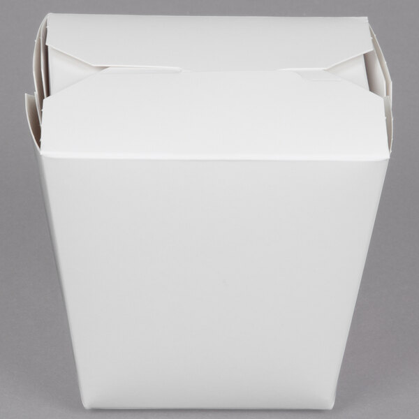 Fold-Pak 26MWHITEM 26 oz. White Microwavable Paper Take-Out Container ...