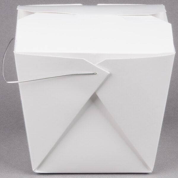 Fold-Pak 64WHWHITEM 64 oz. White Chinese / Asian Paper Take-Out ...