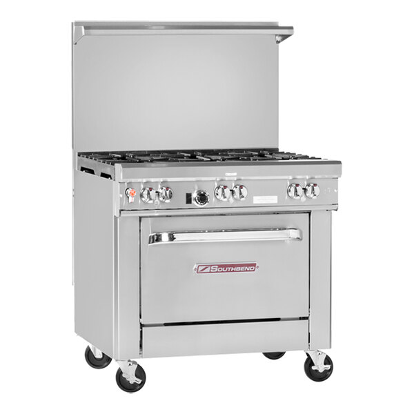 Southbend 4361A 36" Natural Gas 6-Burner Ultimate Range with Convection ...