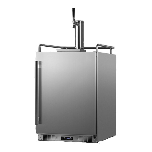 Summit Appliance SBC683OS 24" Single Tap Stainless Steel Built-In ...