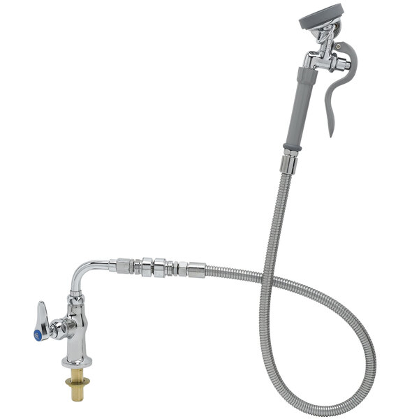 T&S B-0205-44H-VB Deck Mounted Pre-Rinse Faucet with Single Inlet ...