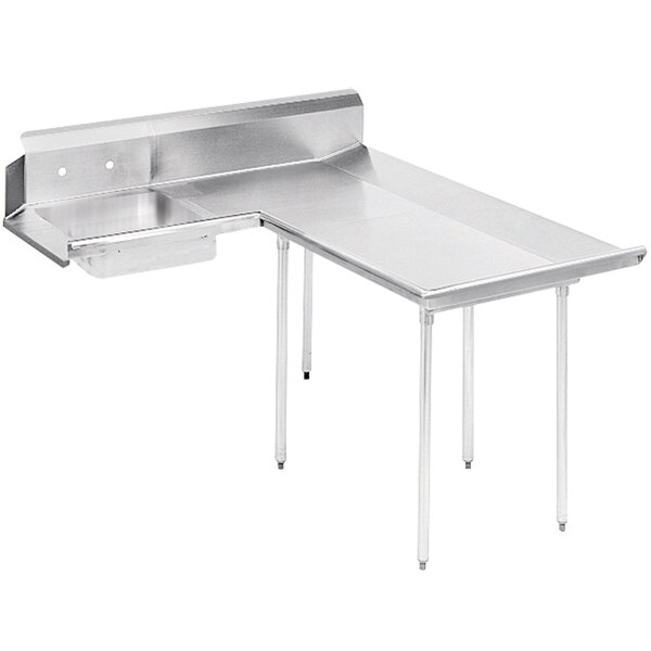 Advance Tabco DTS-D70-72 6' Standard Stainless Steel Dishlanding Soil L ...