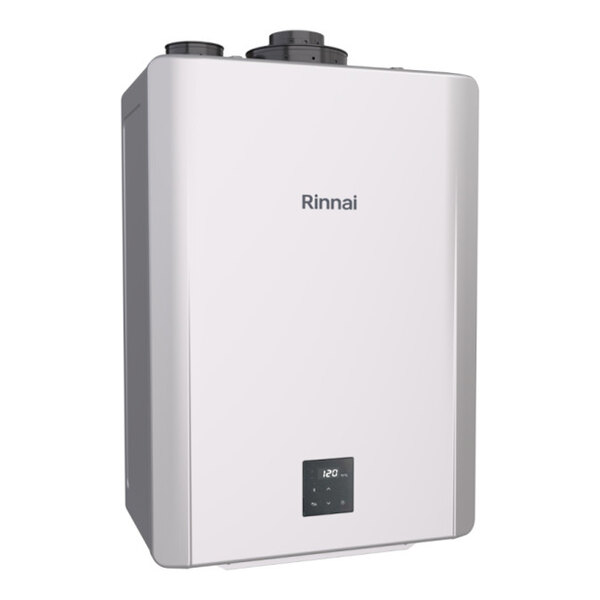 Rinnai SENSEI RX160iN Natural Gas / Liquid Propane Wall-Mounted Indoor / Outdoor Tankless Water ...