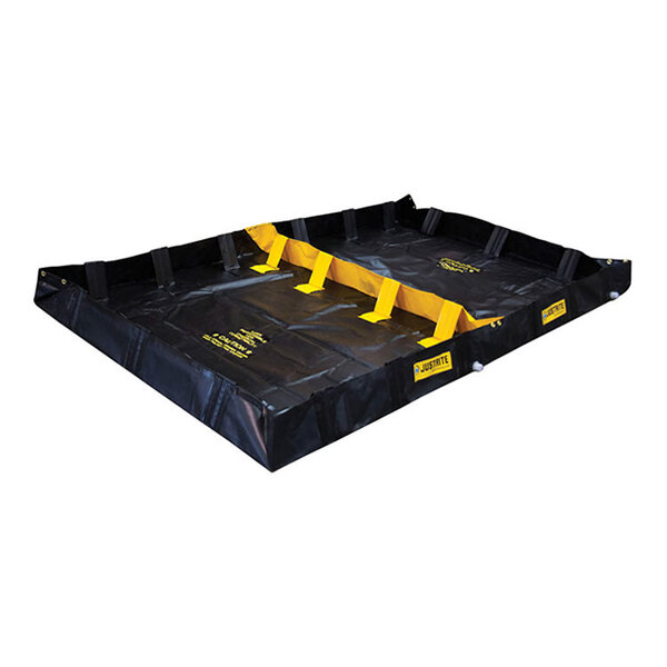 Justrite 10' x 6' x 8" 299 Gallon QuickBerm 2-Zone Foldable ...