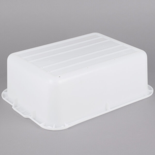 Tablecraft DBF1537 White 21" x 16" x 7" Perforated Plastic Freezer Safe ...