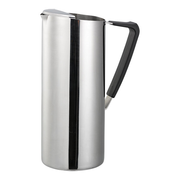 Service Ideas 54 oz. Slim Polished Double-Wall Stainless Steel Pitcher ...