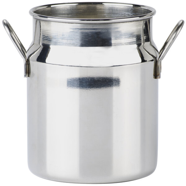 American Metalcraft MICH10 10 oz. Stainless Steel Milk Can Creamer