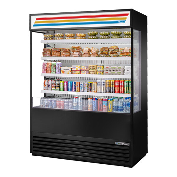 True TOAM-60GS-HC~TSL01 60" Refrigerated Air Curtain Merchandiser with ...