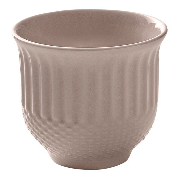 Heart & Soul Pine 3 oz. Round Blush Porcelain Cup - 6/Case