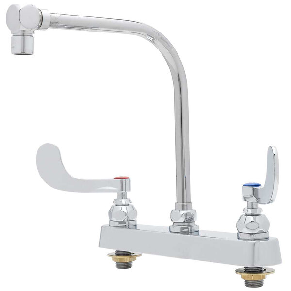 T&S B-1149 Deck Mount Workboard Faucet with 8" Centers, 7 7/8 ...