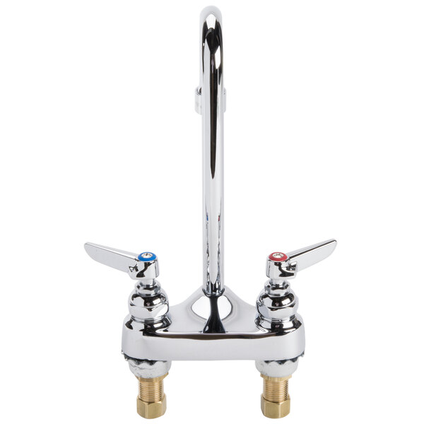 T&S B-0896 Deck Mounted Medical Faucet with 2 7/8" Gooseneck Spout, 4 ...