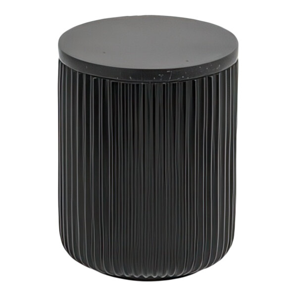room360 Casablanca 3" Onyx Resin Storage Jar with Lid - 6/Case