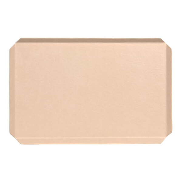 room360 Sedona 15" x 10" Clay Faux Leather Amenity Tray - 4/Case