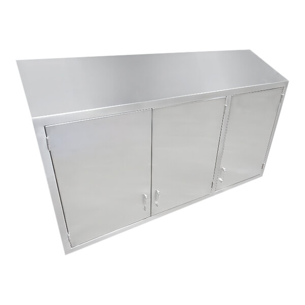 IMC/Teddy 72" x 12" Stainless Steel Overhead Wall-Mount Cabinet OC-7212HS