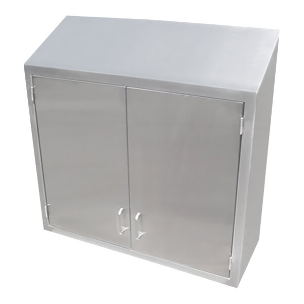 IMC/Teddy 30" x 12" Stainless Steel Overhead Wall-Mount Cabinet OC-3012HS