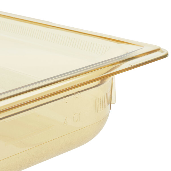 Vollrath 9002410 Super Pan® Full Size Amber High Heat Plastic Food Pan ...