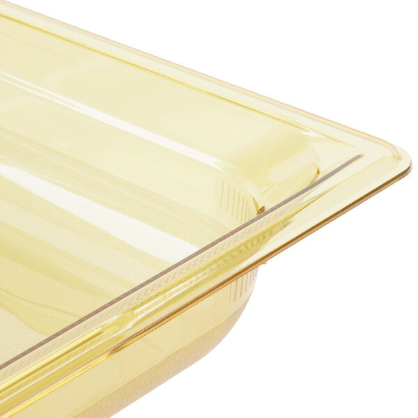 Vollrath 9022410 Super Pan® 1/2 Size Amber High Heat Plastic Food Pan ...
