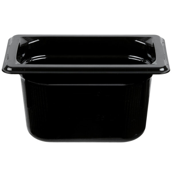 Vollrath 9094420 Super Pan® 1/9 Size Black High Heat Plastic Food Pan ...