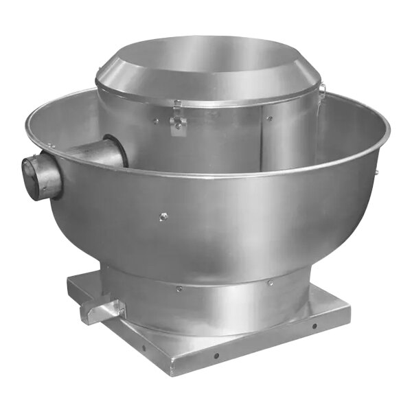 Canarm ALX-UB Series 16 1/2" Spun Aluminum 1-Speed Upblast Belt Drive ...
