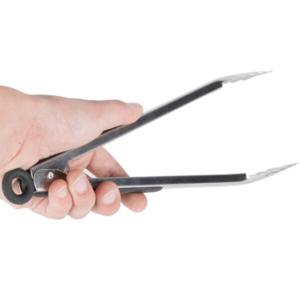 Tablecraft 2012 12" Ergonomic Locking Tongs