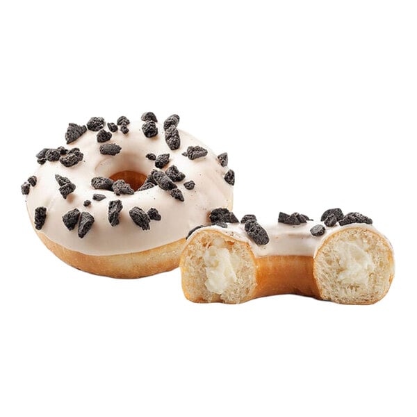 Schulstad Cookies and Cream Filled Donut Ring 2.5 oz. - 36/Case