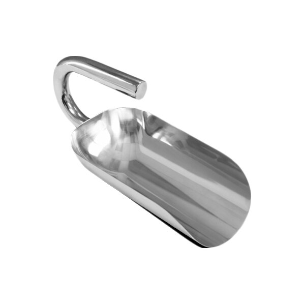 Sani-Lav 32 oz. Heavy-Duty Stainless Steel Scoop with Ergonomic Handle 40RB