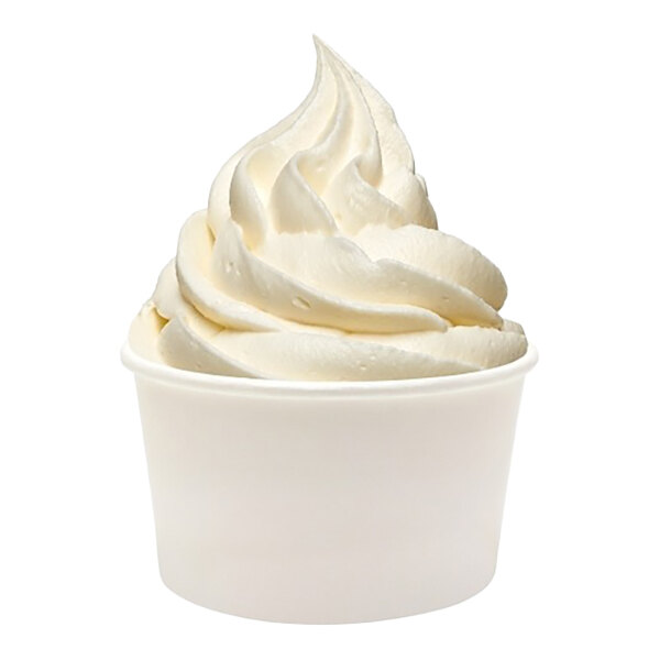Dannon YoCream Low-Fat Vanilla Frozen Yogurt Mix 0.5 Gallon - 6/Case