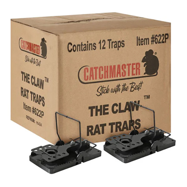 Catchmaster 622P The Claw Rat Snap Trap - 12/Case