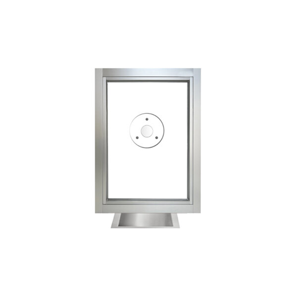 Ready Access 50324202 Model 503 24" x 4 1/2" x 33 3/4" Silver Teller ...