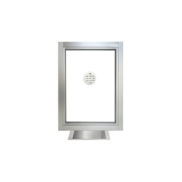 Ready Access 50324412 Model 503 24" x 4 1/2" x 33 3/4" Silver Teller ...