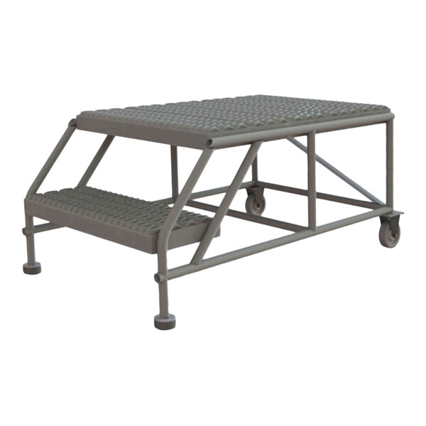 Tri-Arc 24" x 35" 2-Step Steel Mobile Work Platform WLWP022436 - 800 lb ...