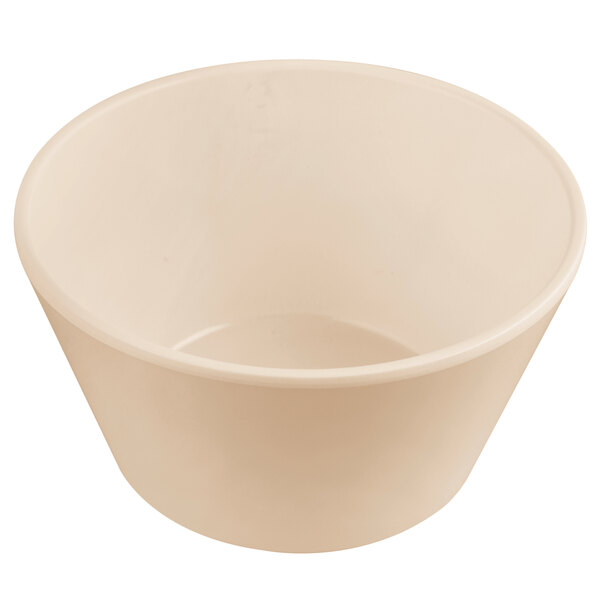 GET BC-007-T Tan 8 oz. SuperMel Bowl - 48/Case