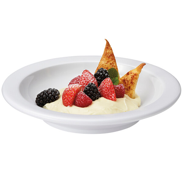 GET DN-416-W White 16 oz. SuperMel Bowl - 12/Case