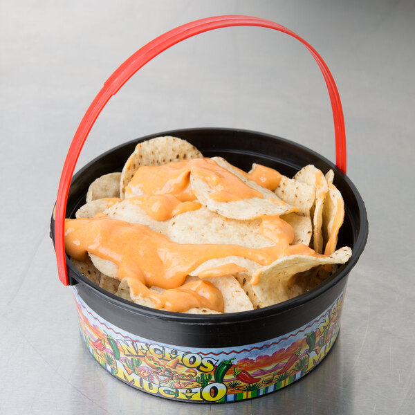 Plastic Nacho Bucket - 24 oz., 200/Case | WebstaurantStore