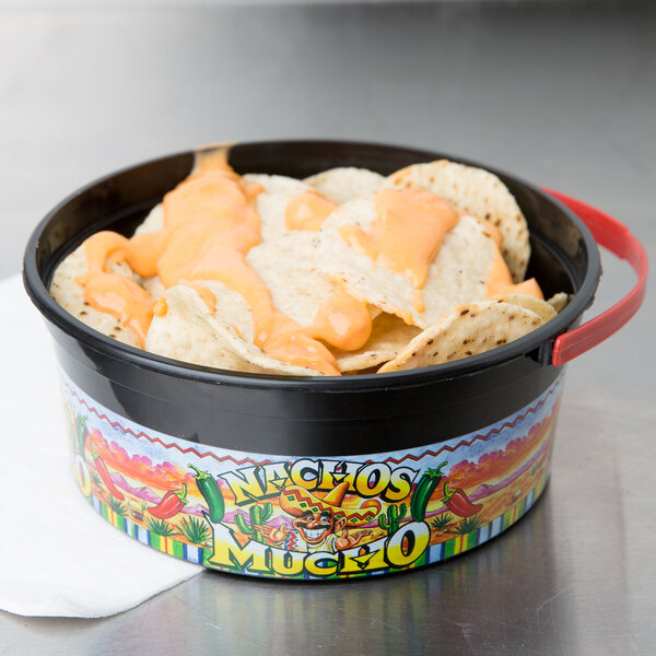 Plastic Nacho Bucket - 24 oz., 200/Case | WebstaurantStore