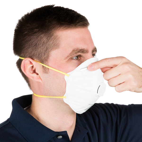 N95 Respirator Masks (w/ Valve, 10/box)